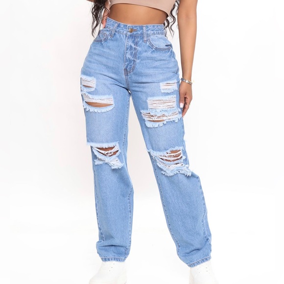 Fashion Nova | Jeans | Nwt Butt Cut Boyfriend Jeans | Poshmark